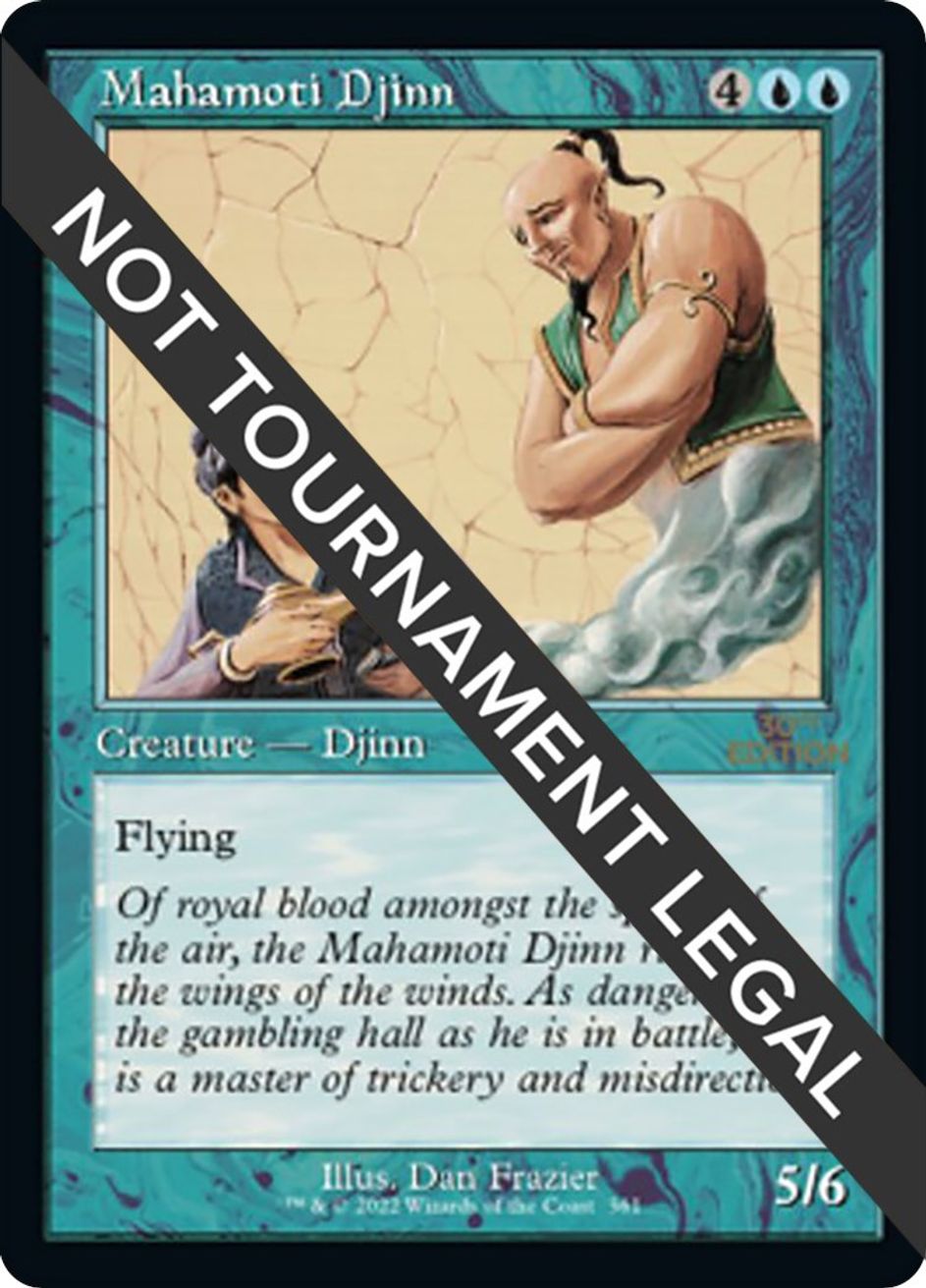 Mahamoti Djinn (Retro Frame) - 30th Anniversary Edition - Magic: The ...