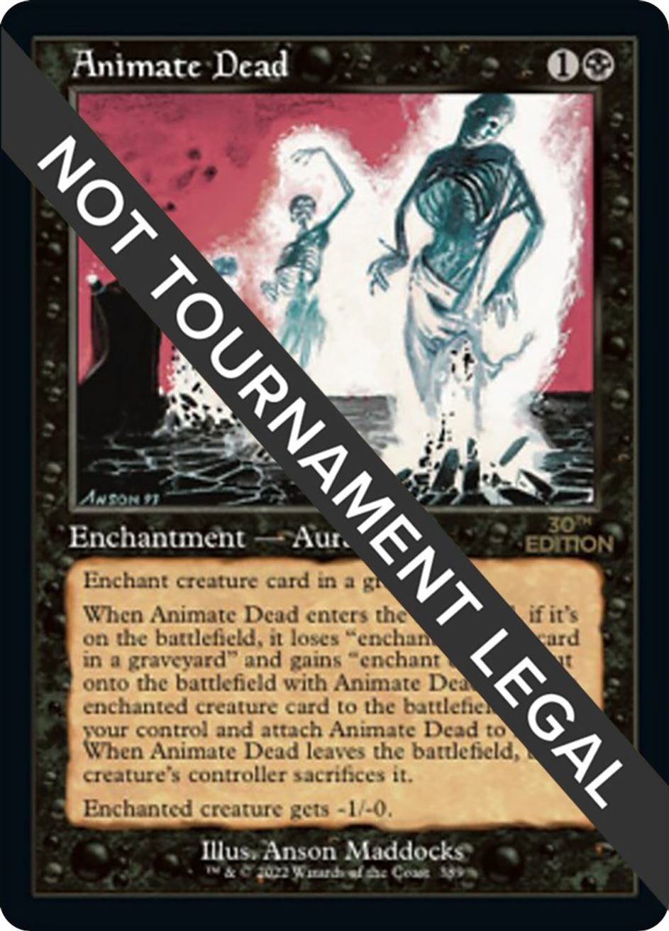 Animate Dead (Retro Frame) - 30th Anniversary Edition - Magic: The ...