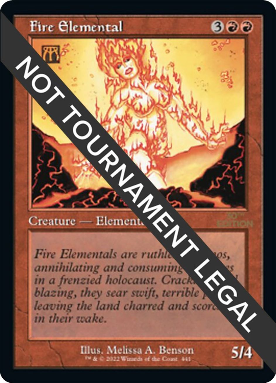 Fire Elemental (Retro Frame) - 30th Anniversary Edition - Magic: The Gathering