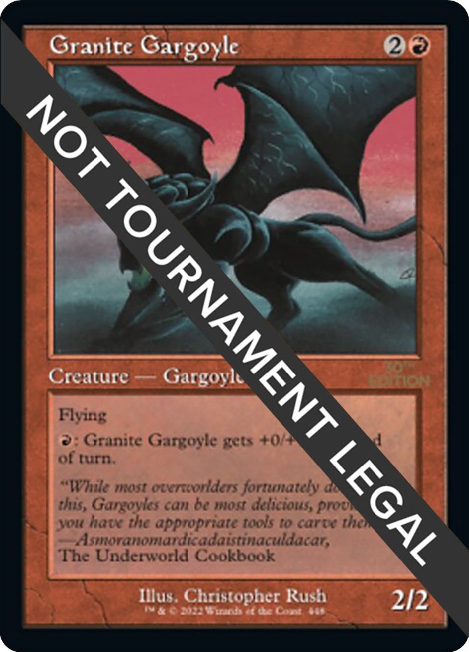 Granite Gargoyle (Retro Frame) - 30th Anniversary Edition - Magic: The ...