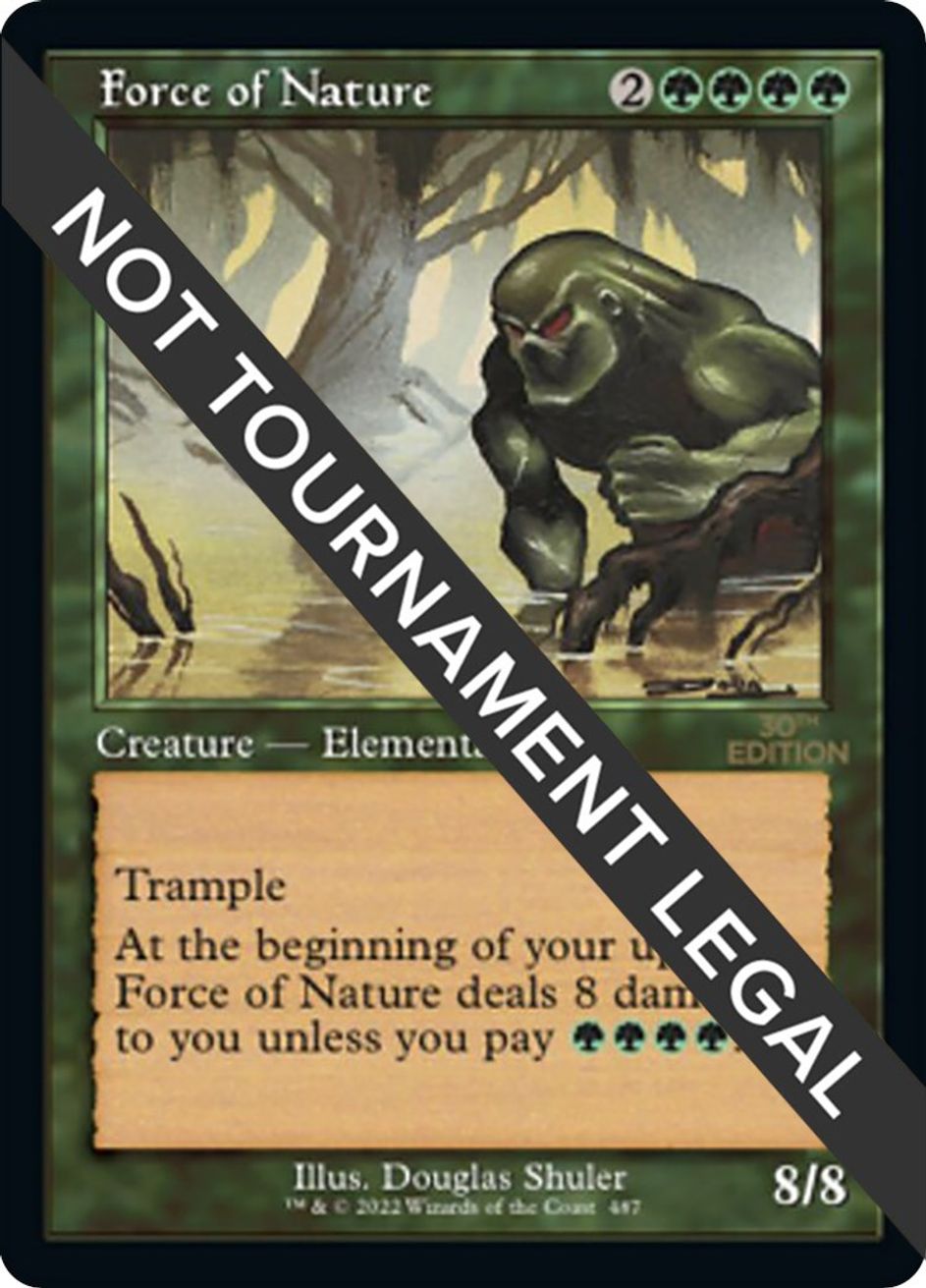 Force of Nature (Retro Frame) - 30th Anniversary Edition - Magic: The ...