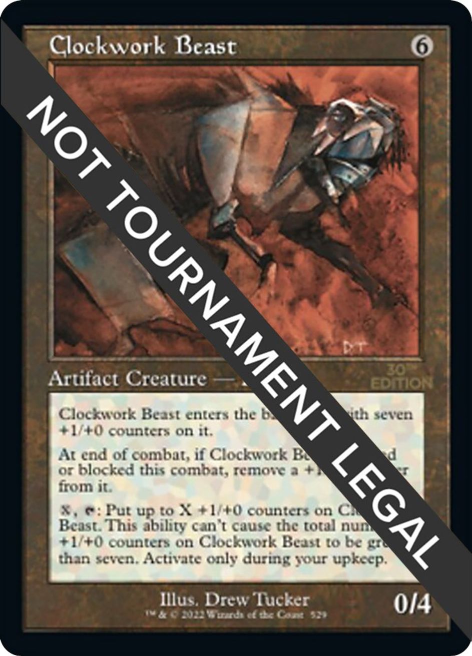 Clockwork Beast (Retro Frame) - 30th Anniversary Edition - Magic: The ...