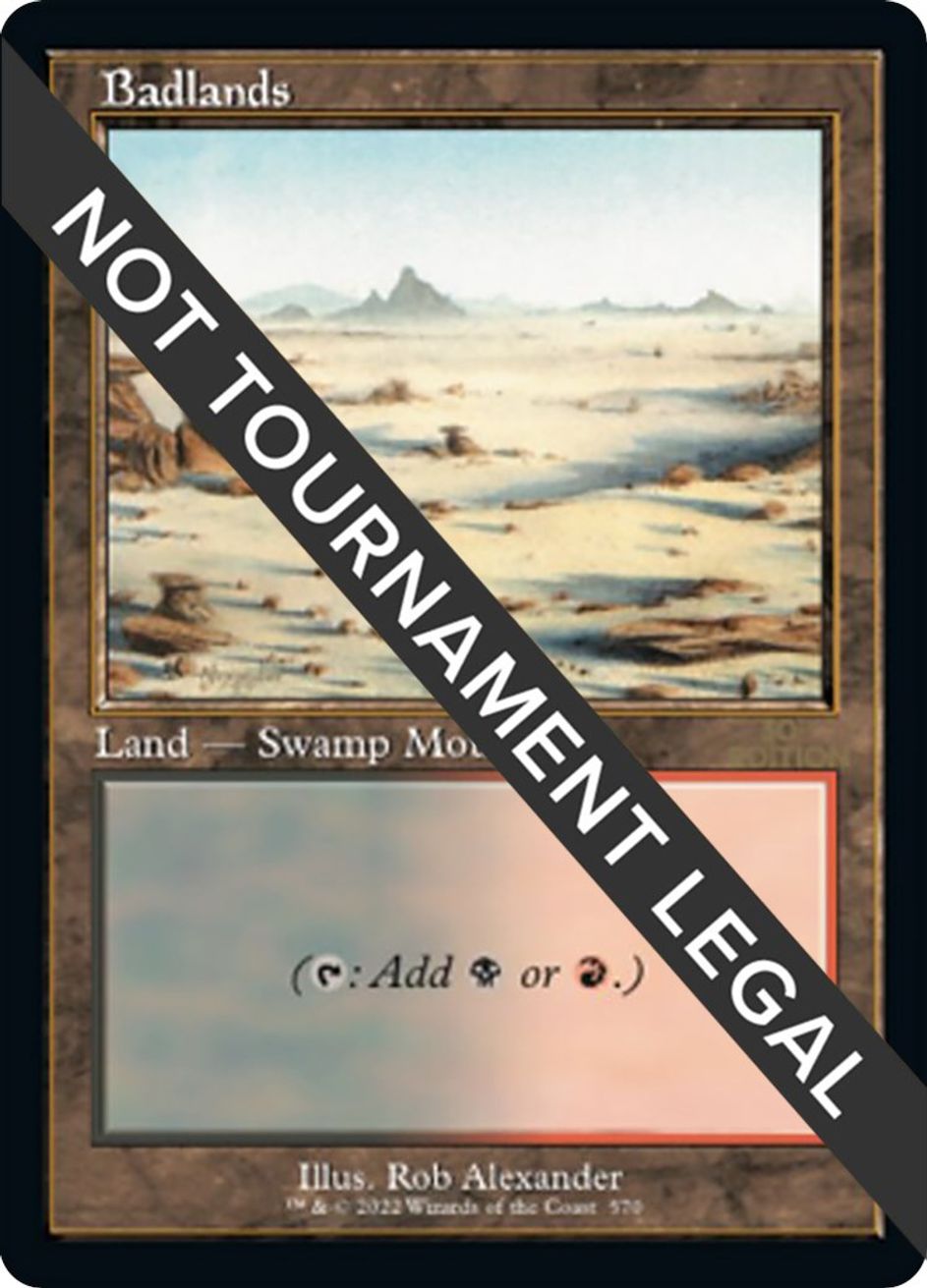 Badlands (Retro Frame) - 30th Anniversary Edition - Magic: The Gathering