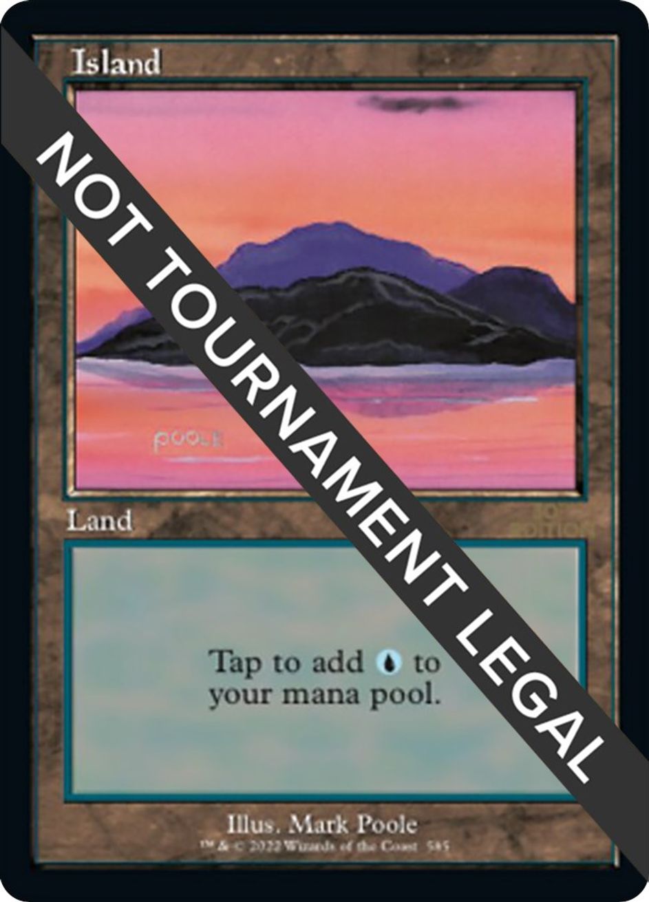 Island (585) (Retro Frame) - 30th Anniversary Edition - Magic: The ...