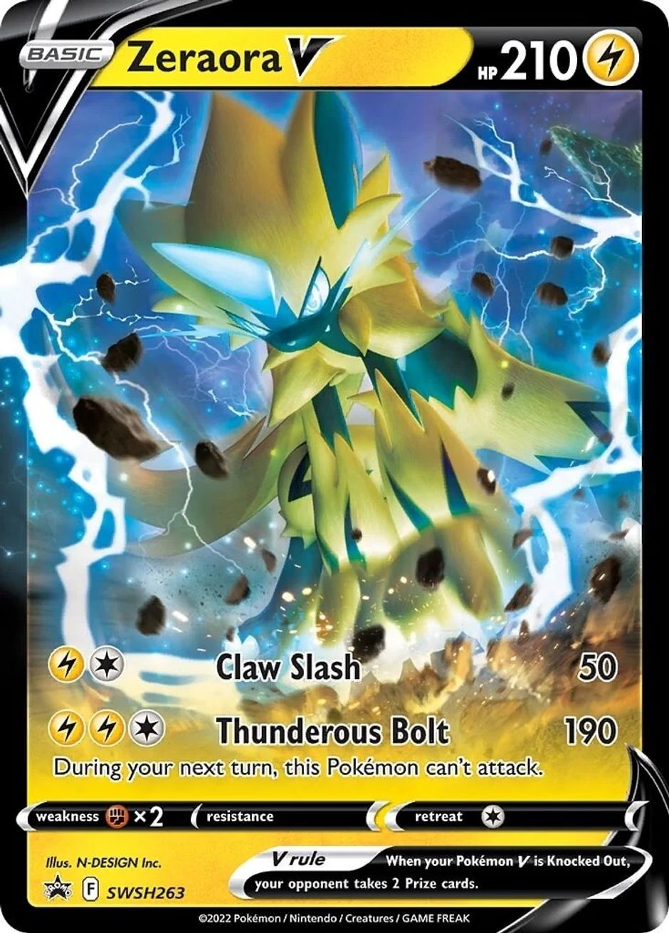 Zeraora V - SWSH263 - SWSH: Sword & Shield Promo Cards - Pokemon
