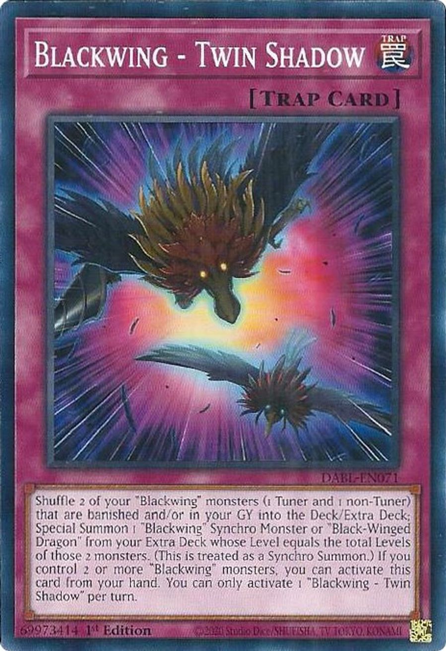 Blackwing - Twin Shadow - Darkwing Blast - YuGiOh