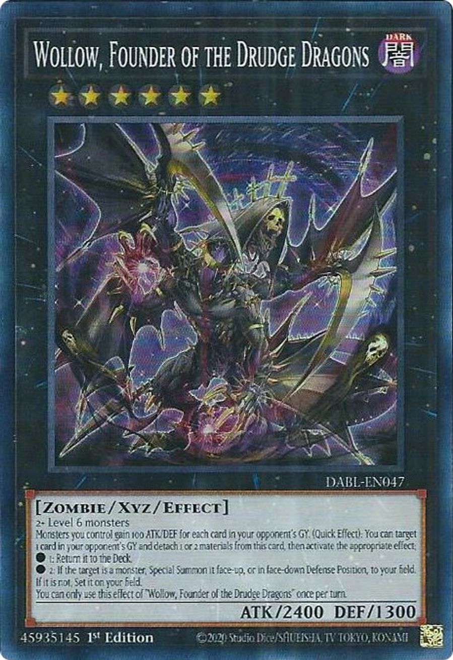 Wollow, Founder of the Drudge Dragons - Darkwing Blast - YuGiOh