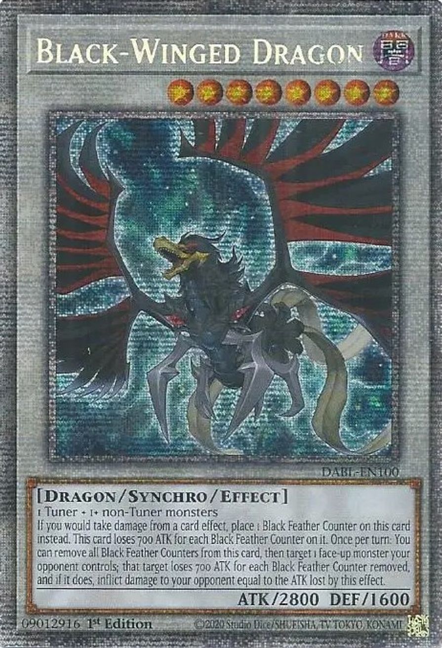 Black-Winged Dragon (Starlight Rare) - Darkwing Blast - YuGiOh