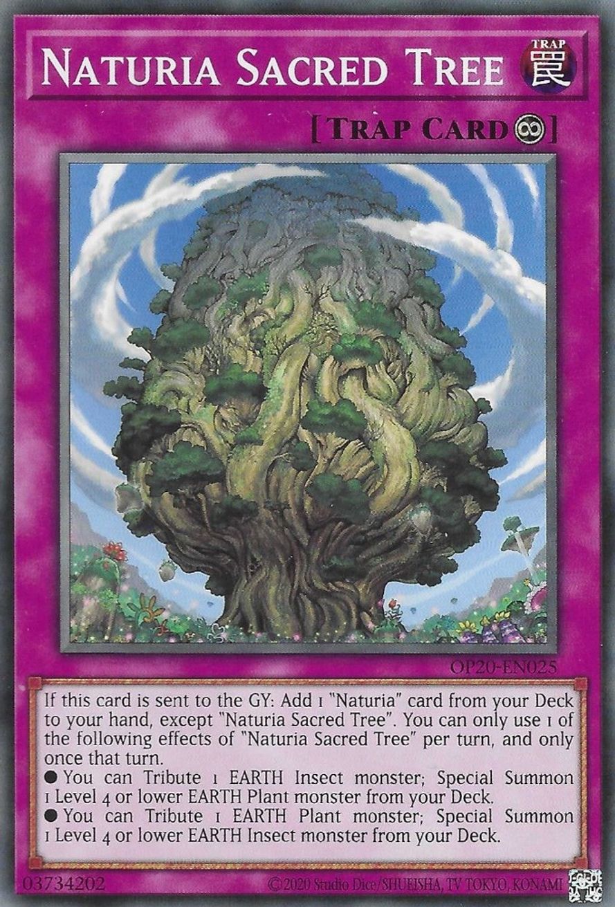 Naturia Sacred Tree - OTS Tournament Pack 20 - YuGiOh