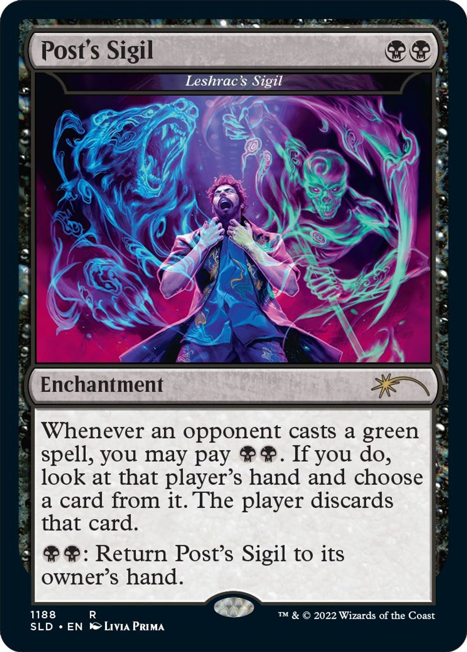 Post's Sigil - Leshrac's Sigil (Post Malone) - Secret Lair Drop Series ...