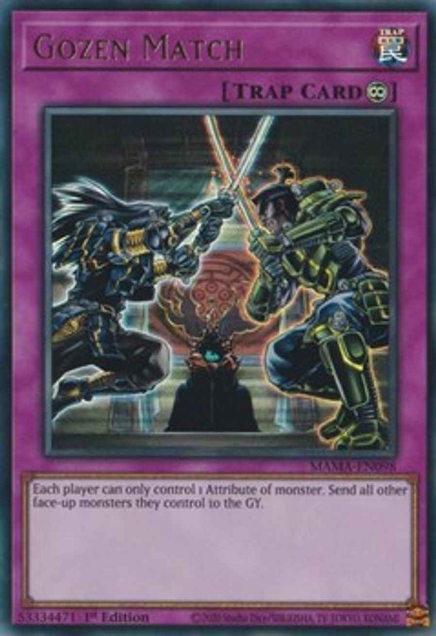 Gozen Match - Magnificent Mavens - YuGiOh