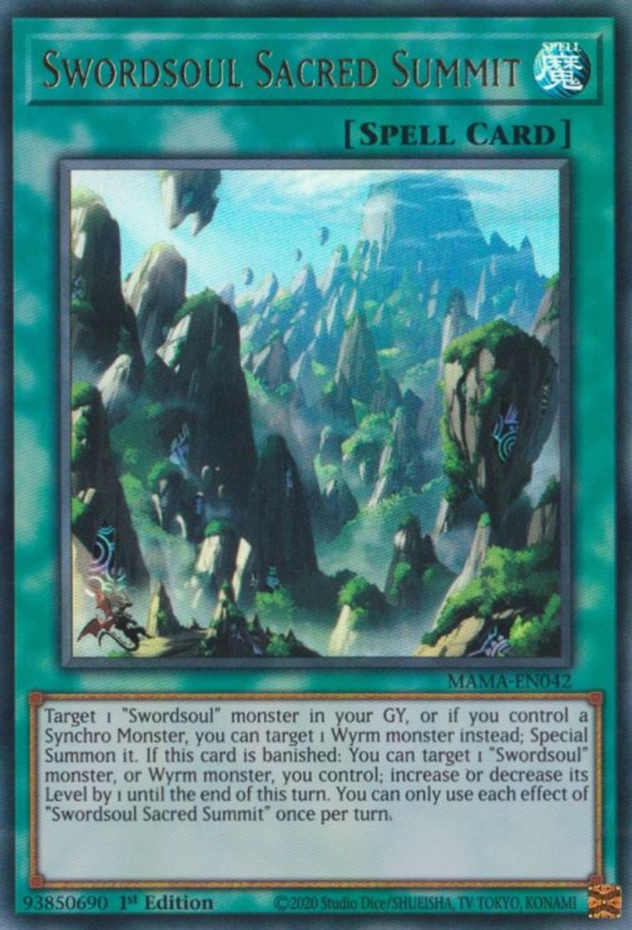 Swordsoul Sacred Summit - Magnificent Mavens - YuGiOh