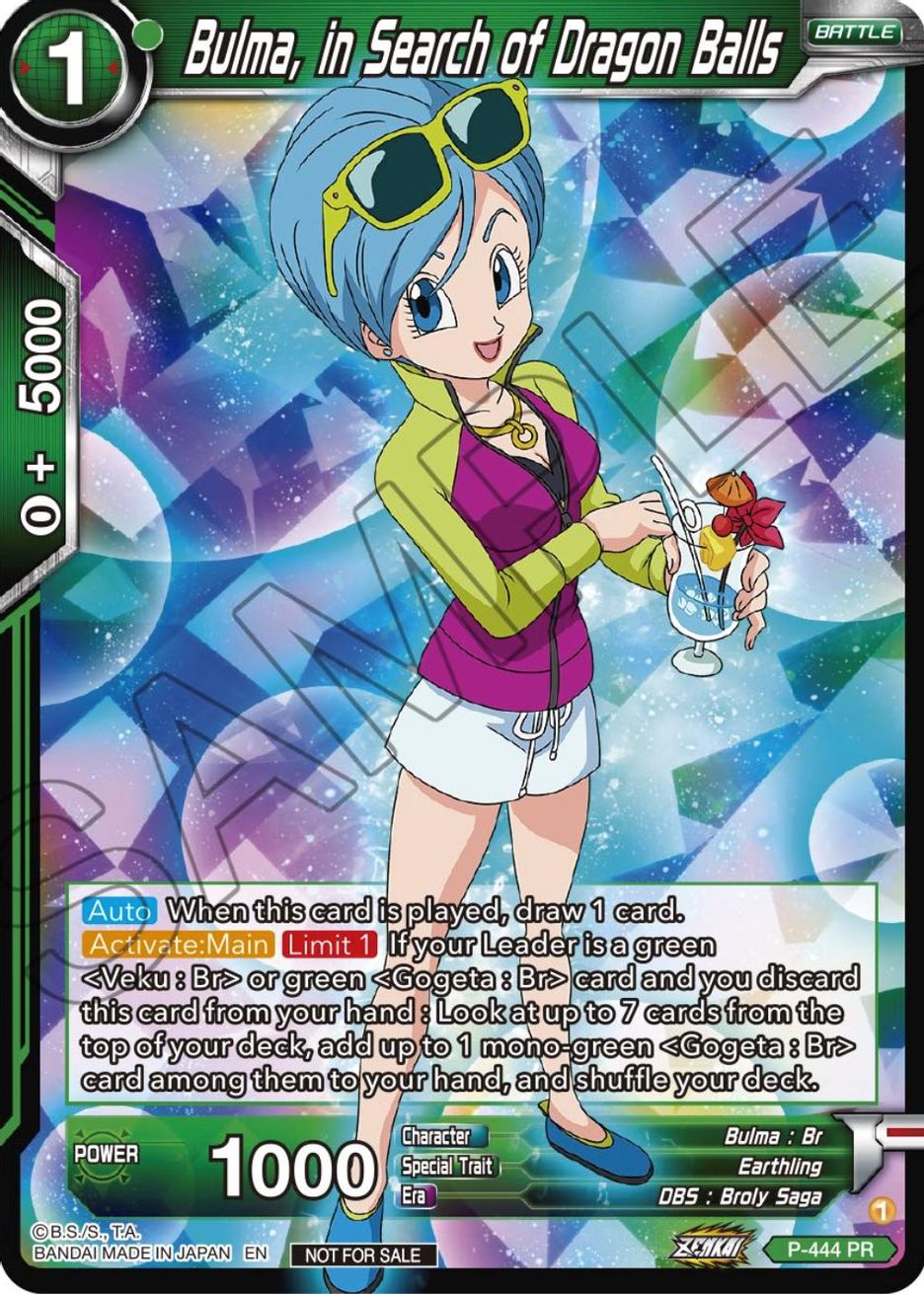 Bulma, In Search of Dragon Balls (Zenkai Series Tournament Pack Vol.2 ...