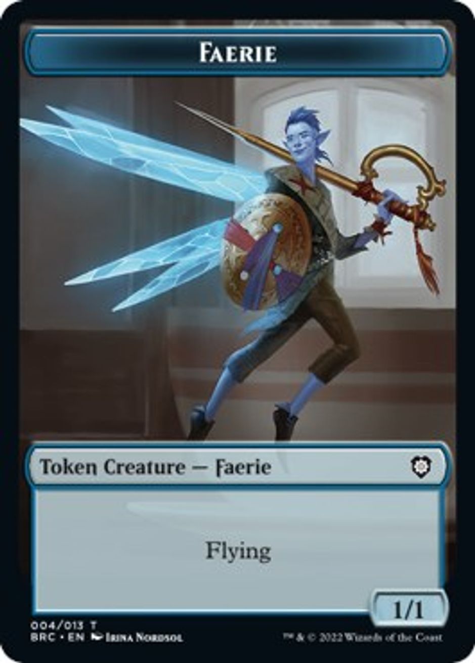 Faerie // Powerstone Double-sided Token - Commander: The Brothers' War - Magic: The Gathering