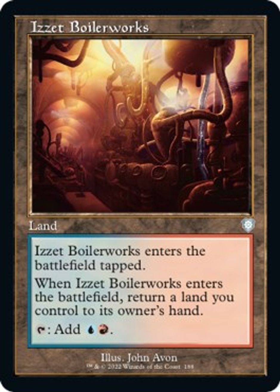 Izzet Boilerworks (Retro Frame) - Commander: The Brothers' War - Magic ...