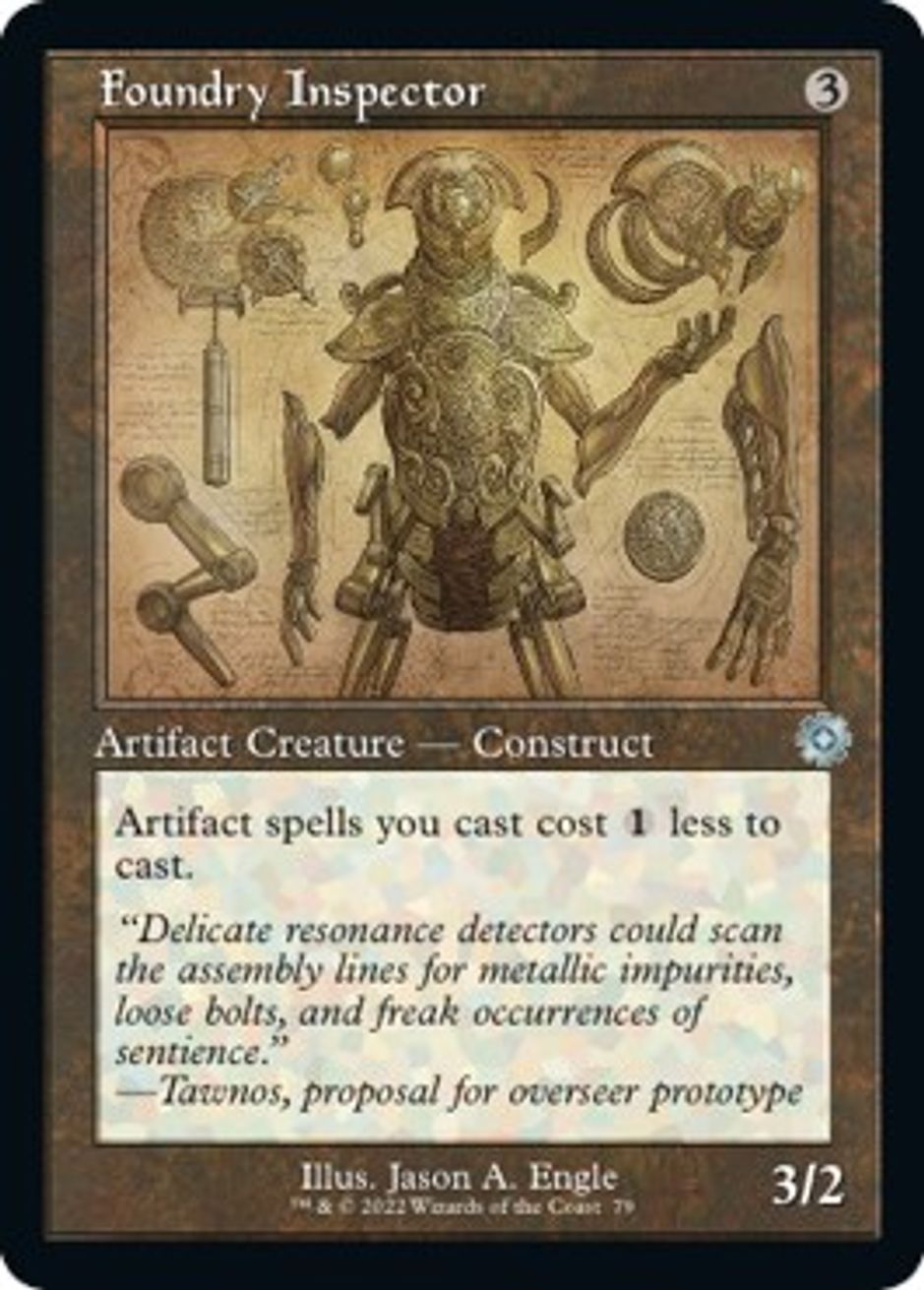 Foundry Inspector (Schematic) - The Brothers' War: Retro Frame ...