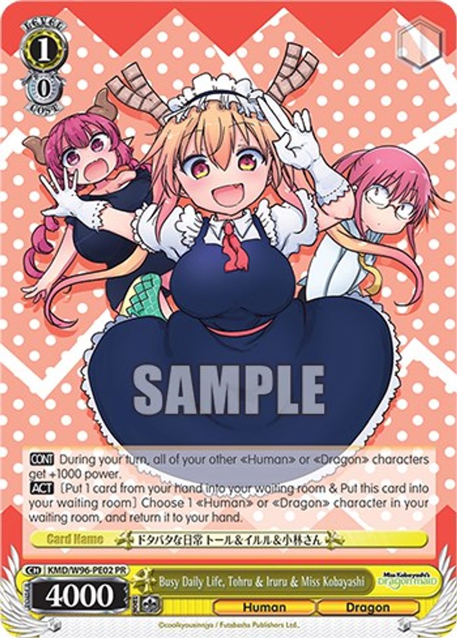 Busy Daily Life, Tohru & Iruru & Miss Kobayashi - Miss Kobayashi's ...