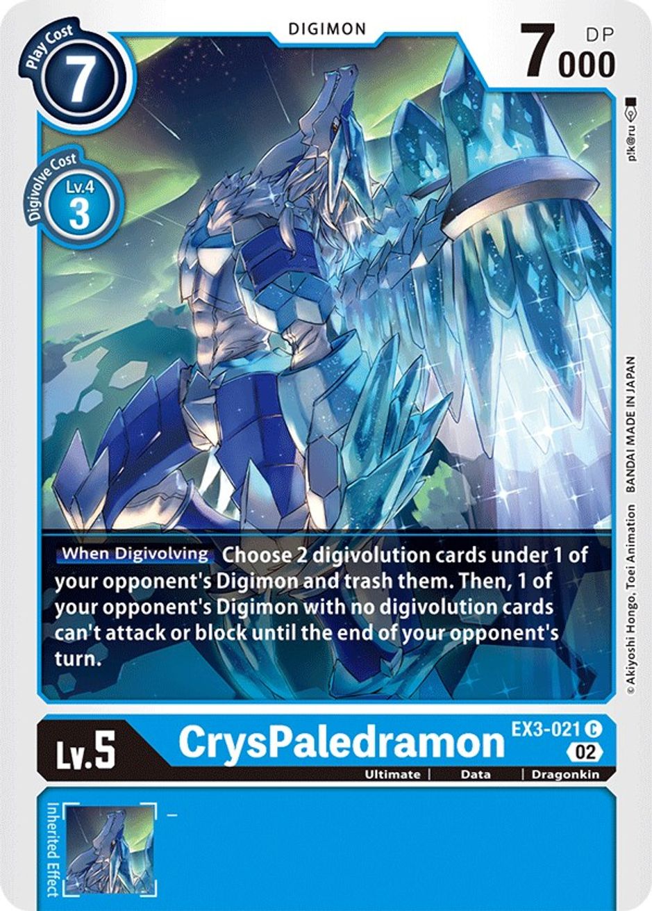 CrysPaledramon - Draconic Roar - Digimon Card Game