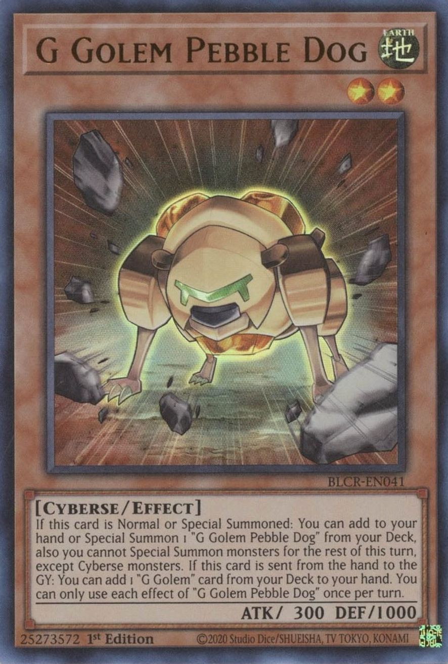 G Golem Pebble Dog - Battles of Legend: Crystal Revenge - YuGiOh