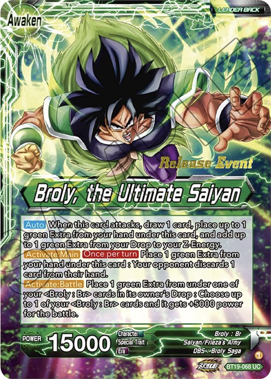 Broly // Broly, the Ultimate Saiyan (Fighter's Ambition Holiday Pack ...