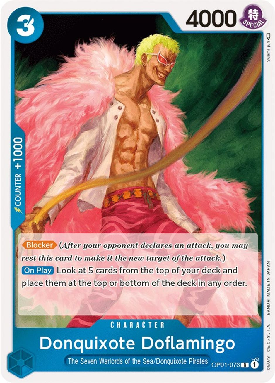 Donquixote Doflamingo (073) - Romance Dawn - One Piece Card Game