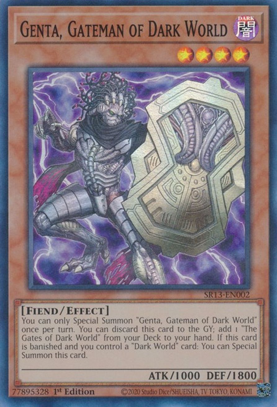 Genta, Gateman of Dark World - Structure Deck: Dark World - YuGiOh