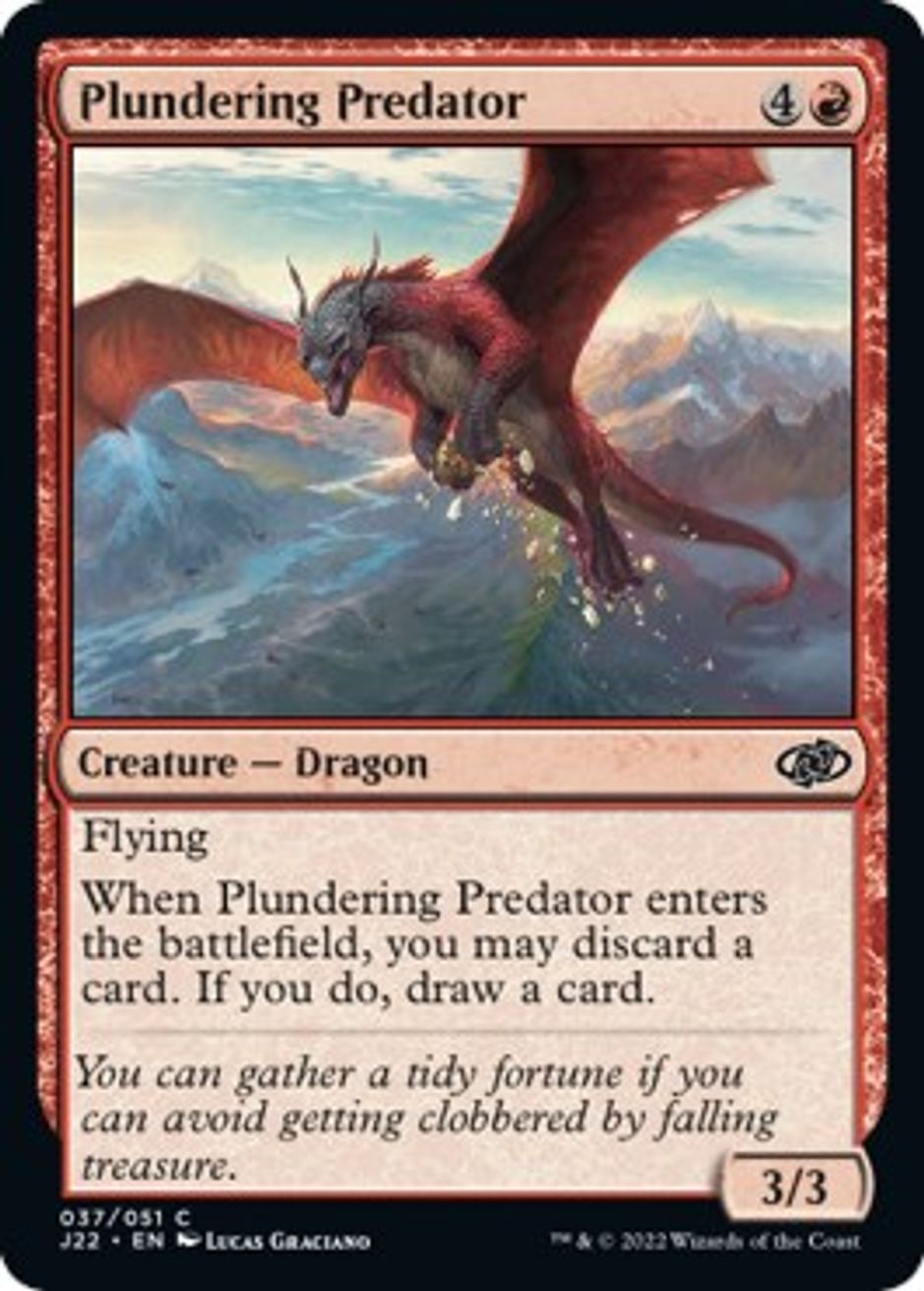Plundering Predator - Jumpstart 2022 - Magic: The Gathering