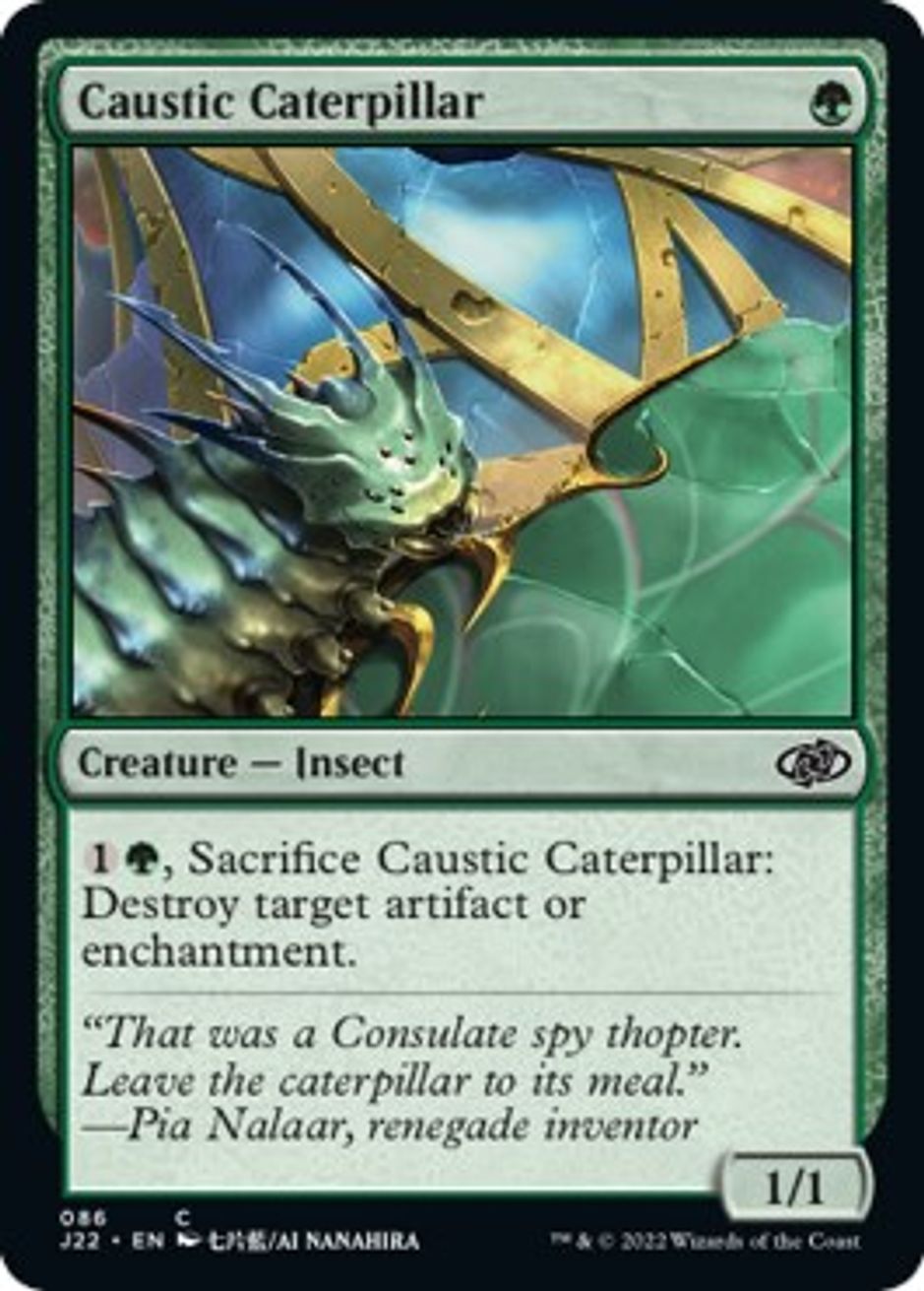 Caustic Caterpillar - Jumpstart 2022 - Magic: The Gathering