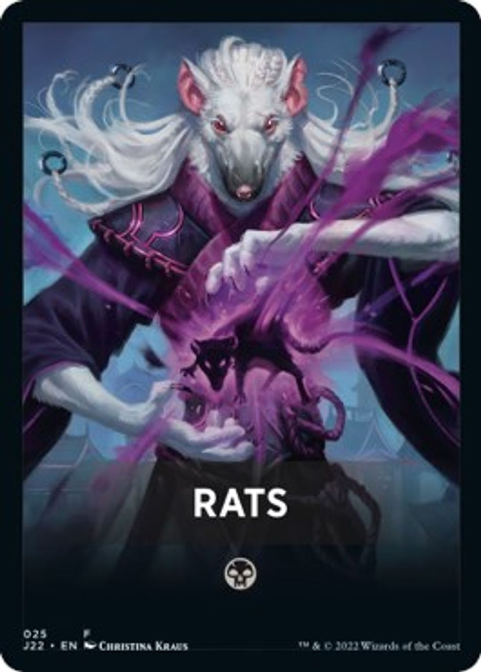 Rats Theme Card - Jumpstart 2022 - Magic: The Gathering
