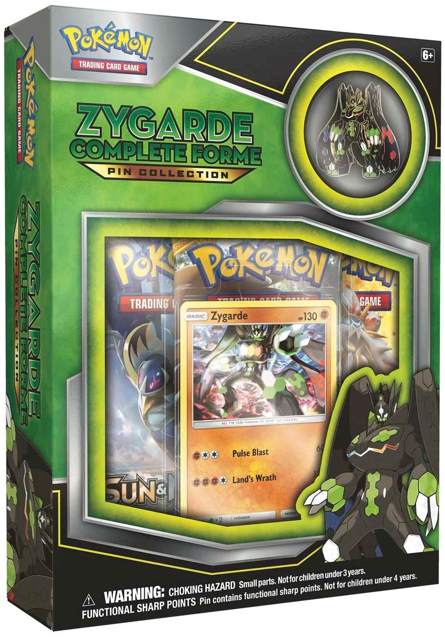 Zygarde Complete Forme Pin Collection - SM Base Set - Pokemon