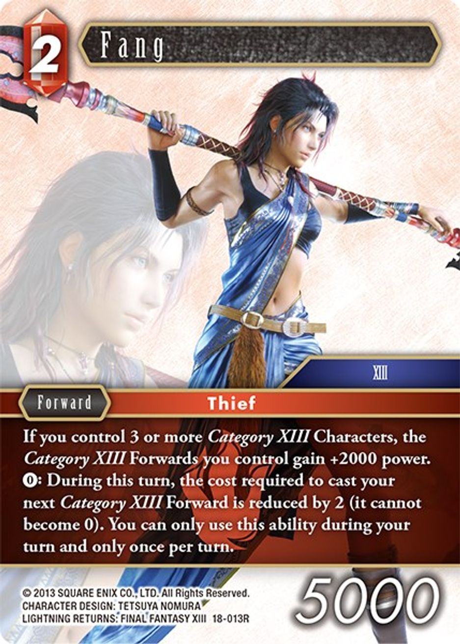 Fang - Resurgence of Power - Final Fantasy TCG