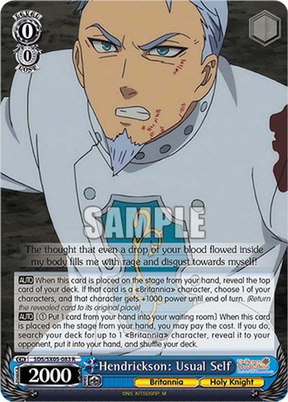 Hendrickson: Usual Self - The Seven Deadly Sins: Revival of The ...