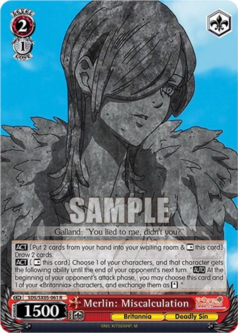 Merlin: Miscalculation - The Seven Deadly Sins: Revival of The ...