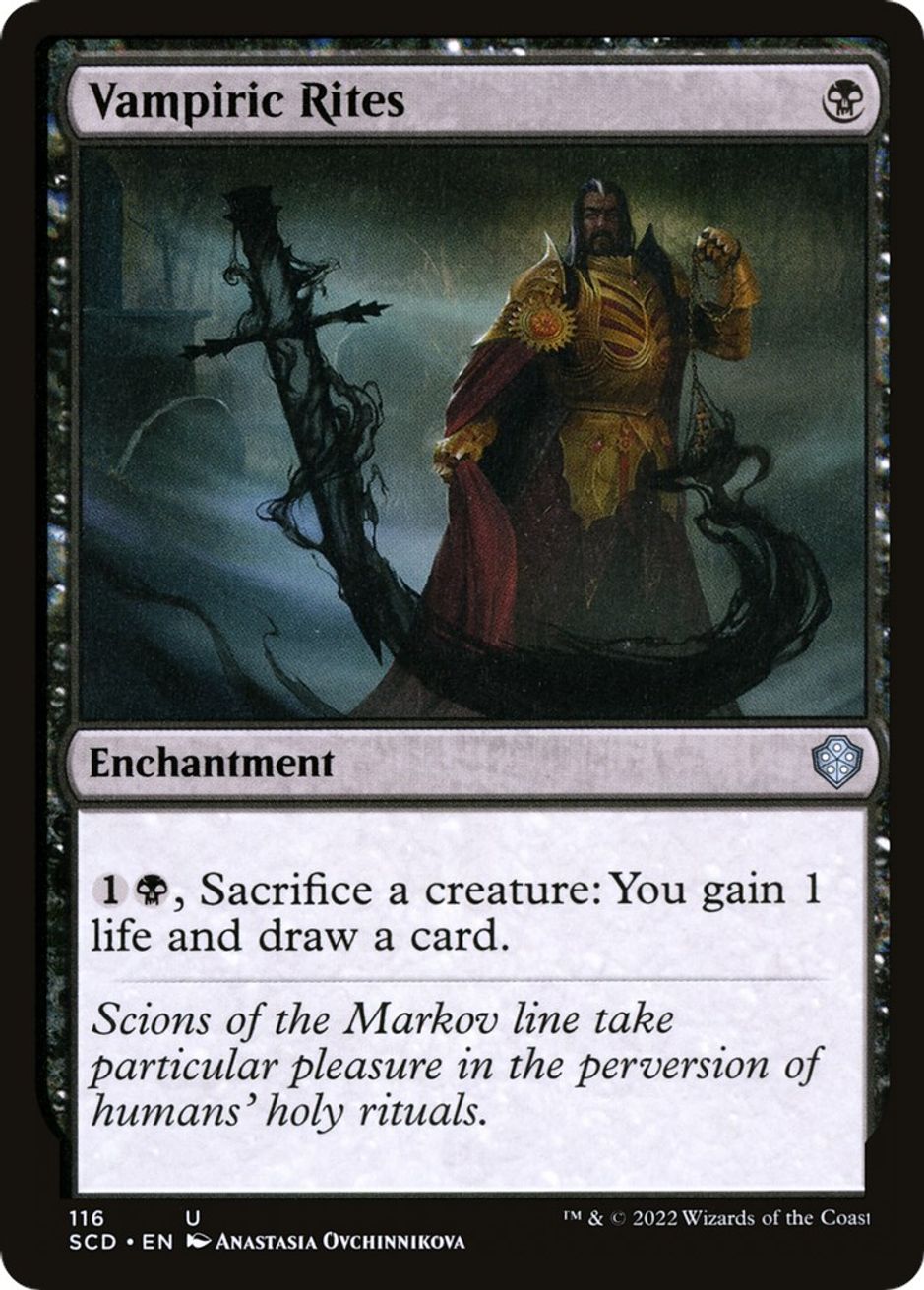 Vampiric Rites - Starter Commander Decks - Magic: The Gathering
