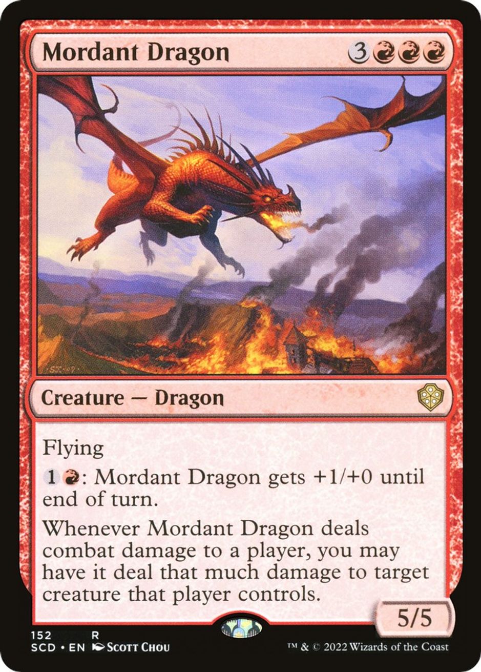 Mordant Dragon - Starter Commander Decks - Magic: The Gathering