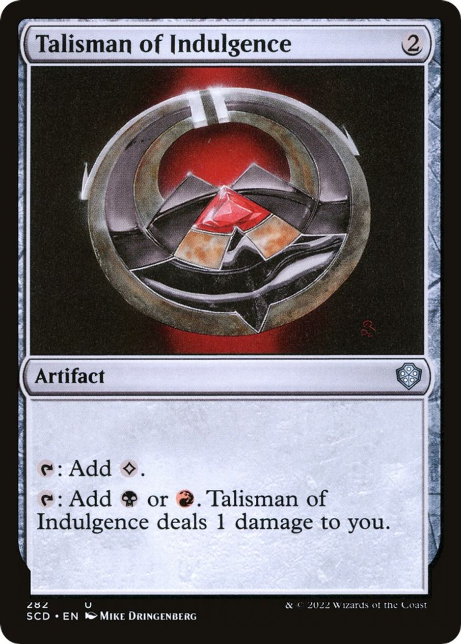 Talisman of Indulgence - Starter Commander Decks - Magic: The Gathering