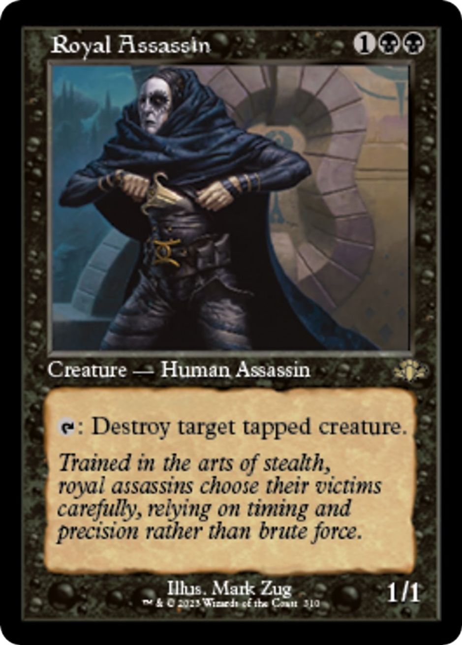 Royal Assassin (Retro Frame) - Dominaria Remastered - Magic: The Gathering