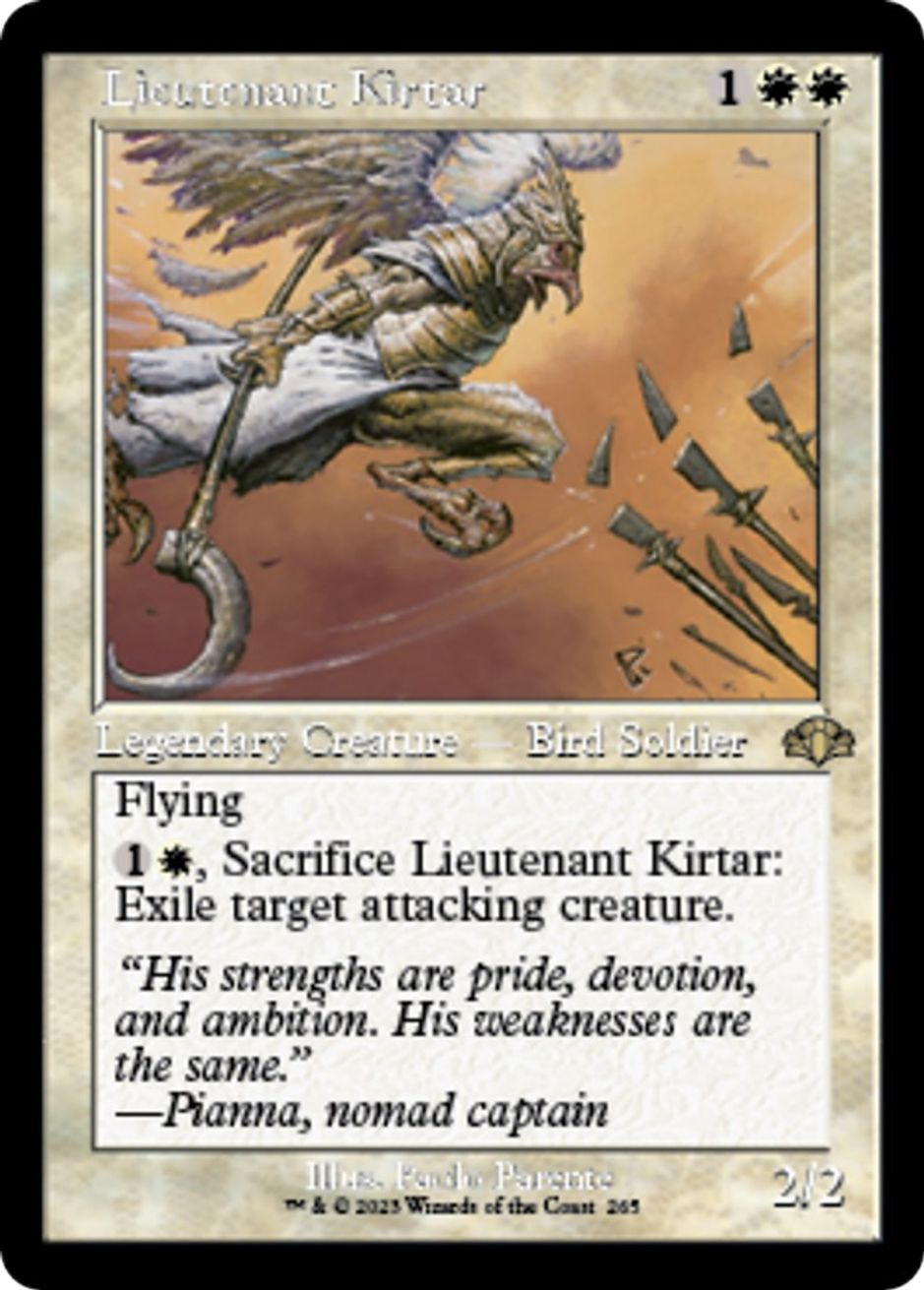 Lieutenant Kirtar (Retro Frame) - Dominaria Remastered - Magic: The Gathering