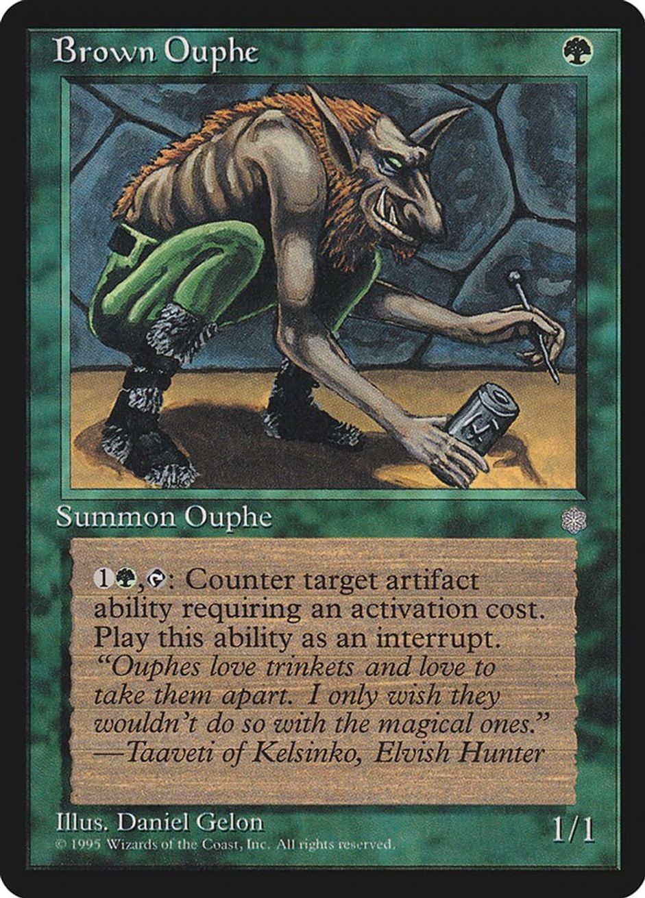 Brown Ouphe - Ice Age - Magic: The Gathering