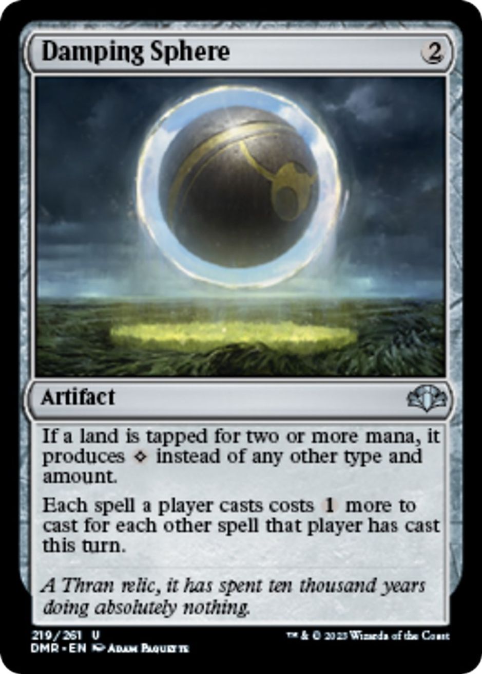 Damping Sphere - Dominaria Remastered - Magic: The Gathering