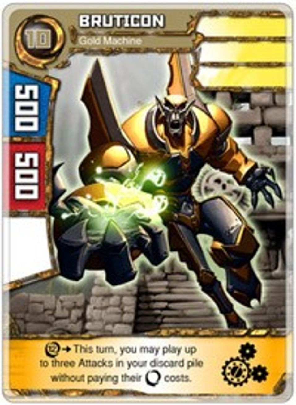 Bruticon - Gold Machine - Redakai Base Set - Redakai