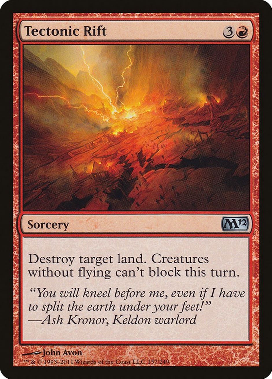 Tectonic Rift - Magic 2012 (M12) - Magic: The Gathering