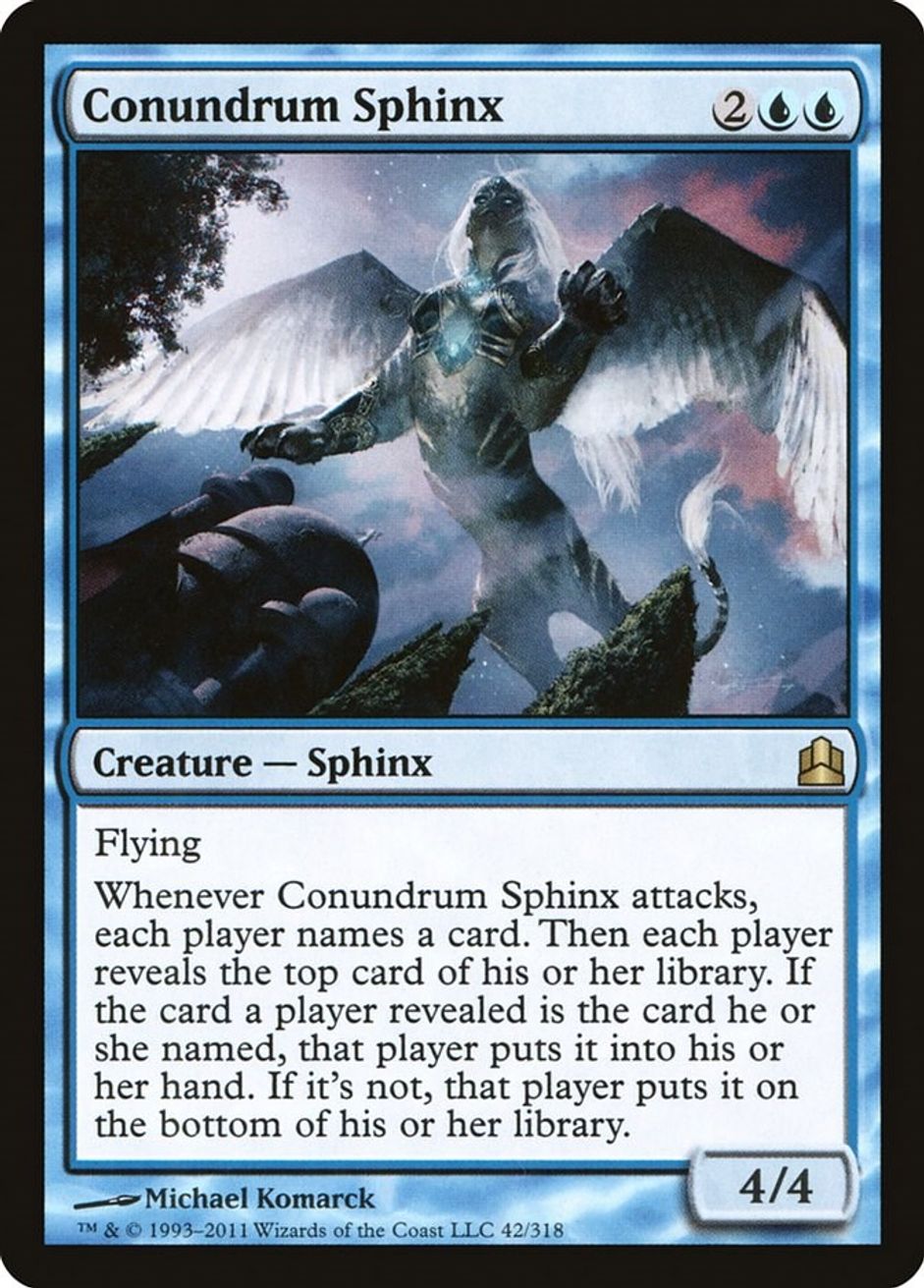Conundrum Sphinx - Commander - Magic: The Gathering