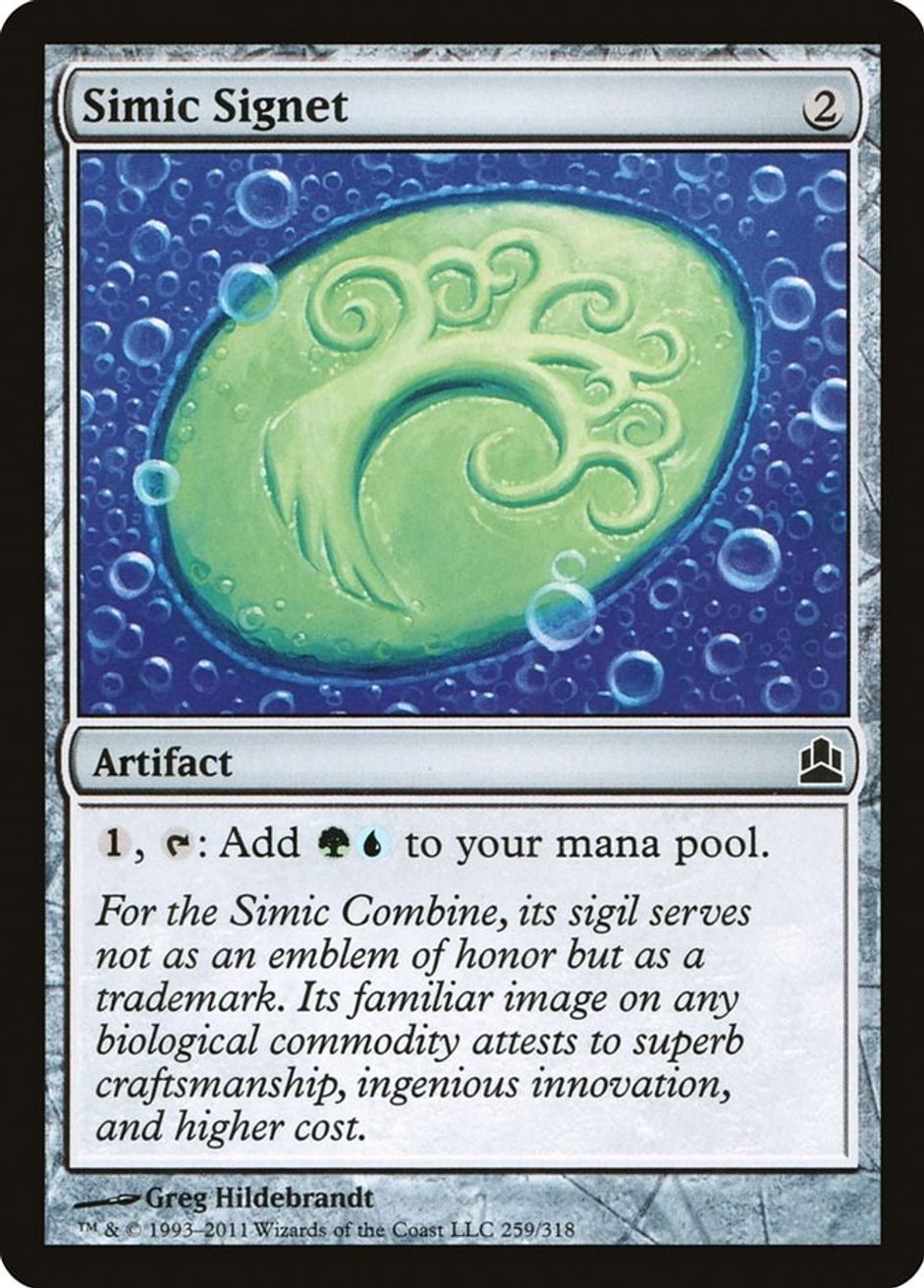 Simic Signet - Commander - Magic: The Gathering