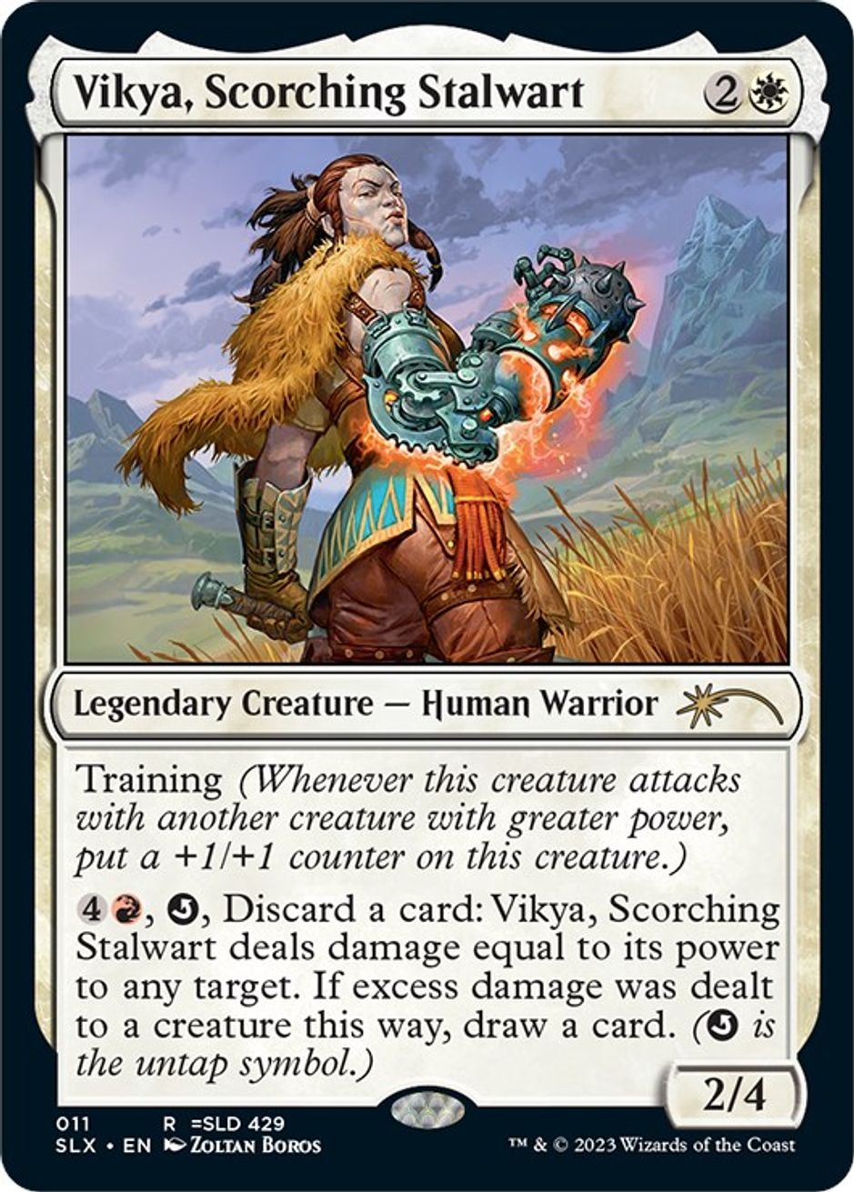 Vikya, Scorching Stalwart - SLX Cards - Magic: The Gathering