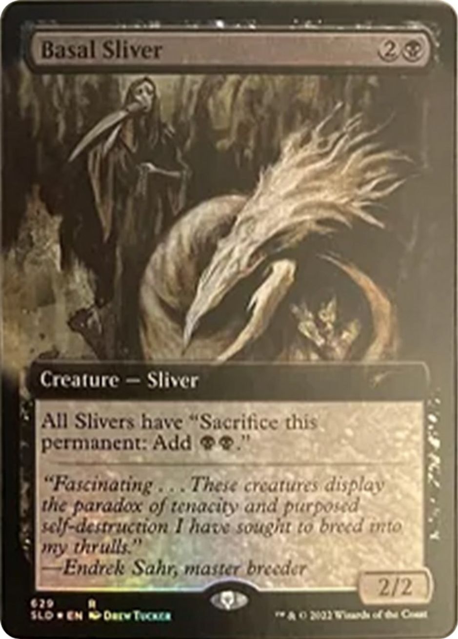 Basal Sliver (Extended Art) - Secret Lair Drop Series - Magic: The ...