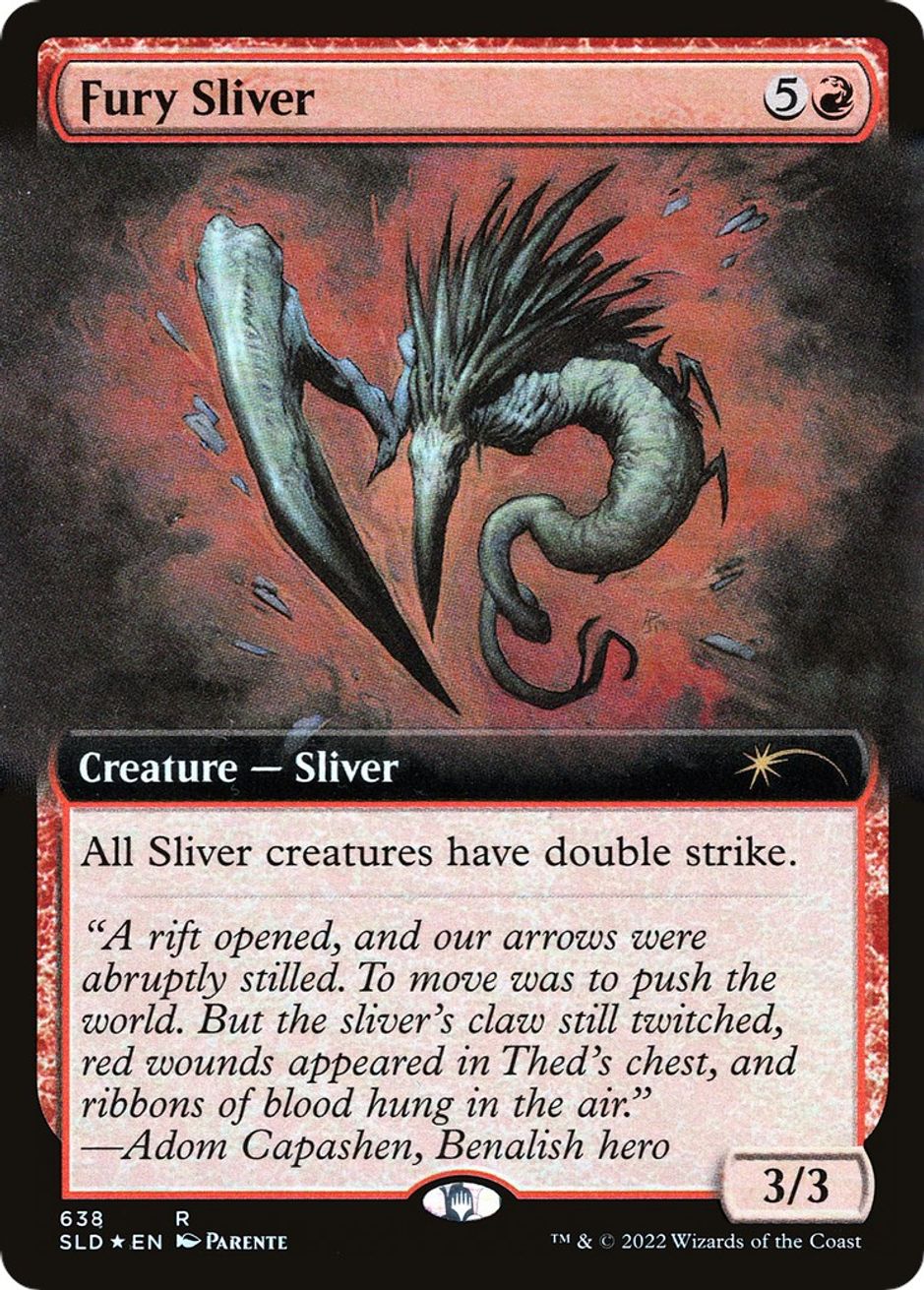 Fury Sliver (Extended Art) - Secret Lair Drop Series - Magic: The Gathering