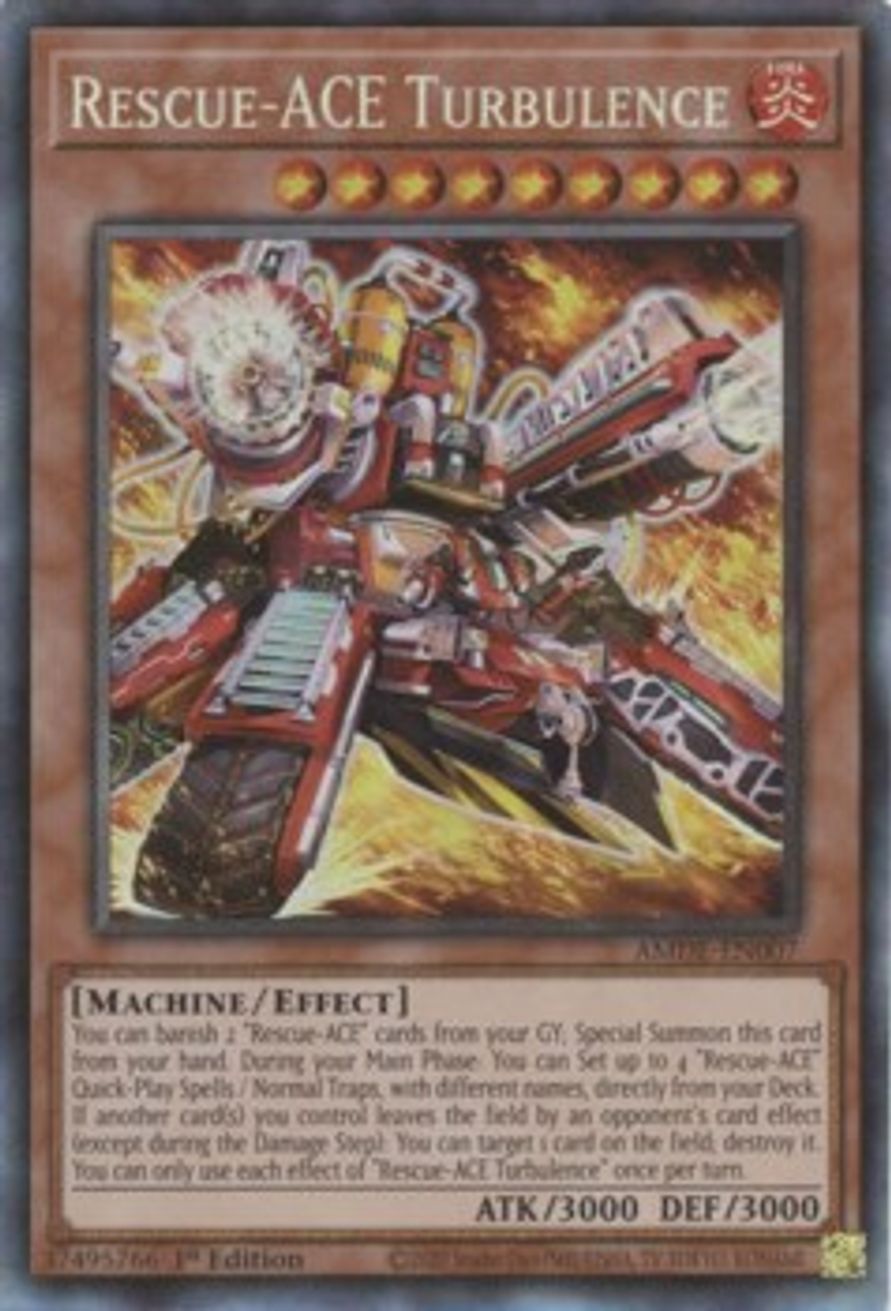 Rescue-ACE Turbulence (CR) - Amazing Defenders - YuGiOh