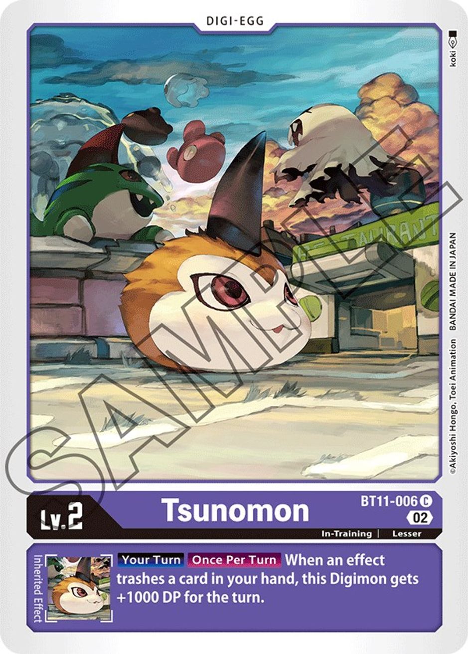 Tsunomon - Dimensional Phase - Digimon Card Game