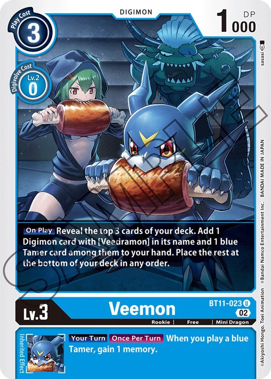 Veemon - Dimensional Phase - Digimon Card Game